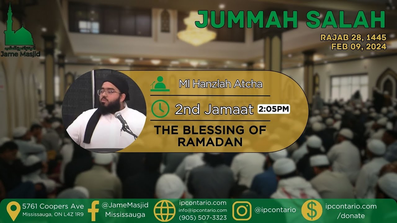 The Blessing of Ramadan | Ml Hanzlah | Feb 09 - YouTube