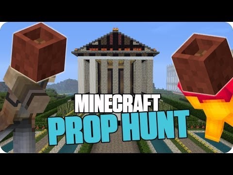 Minecraft prop hunt - YouTube