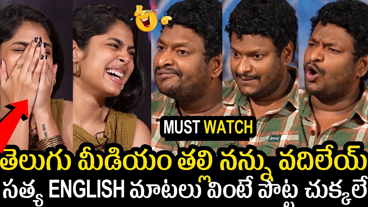 #Satya English చూస్తే 🔥🤣 | Comedian Sathya Hilarious English Interview ...