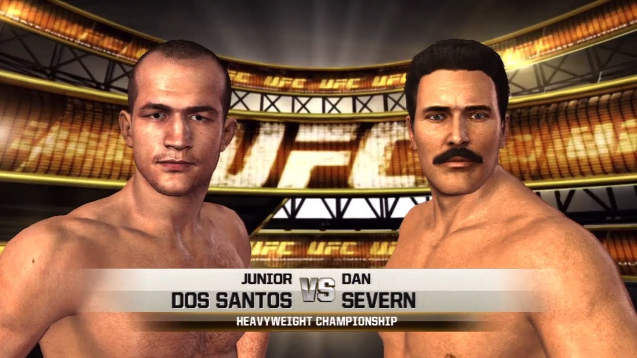 UFC Undisputed 2010 Gameplay Junior Dos Santos vs Dan Severn - YouTube