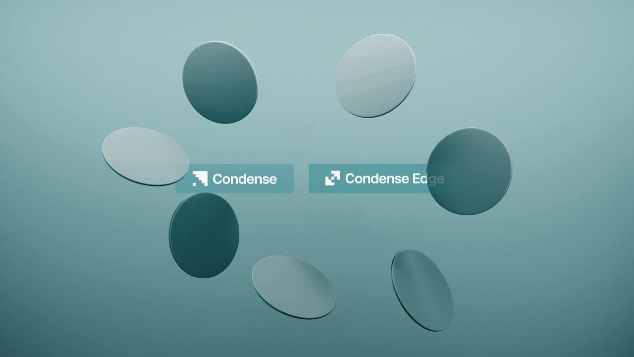 Use Cases around Condense & Condense Edge - YouTube