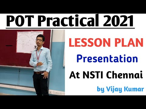 POT Practical Exam 2021 ll NSTI Chennai ll Lesson plan Presentation at ...
