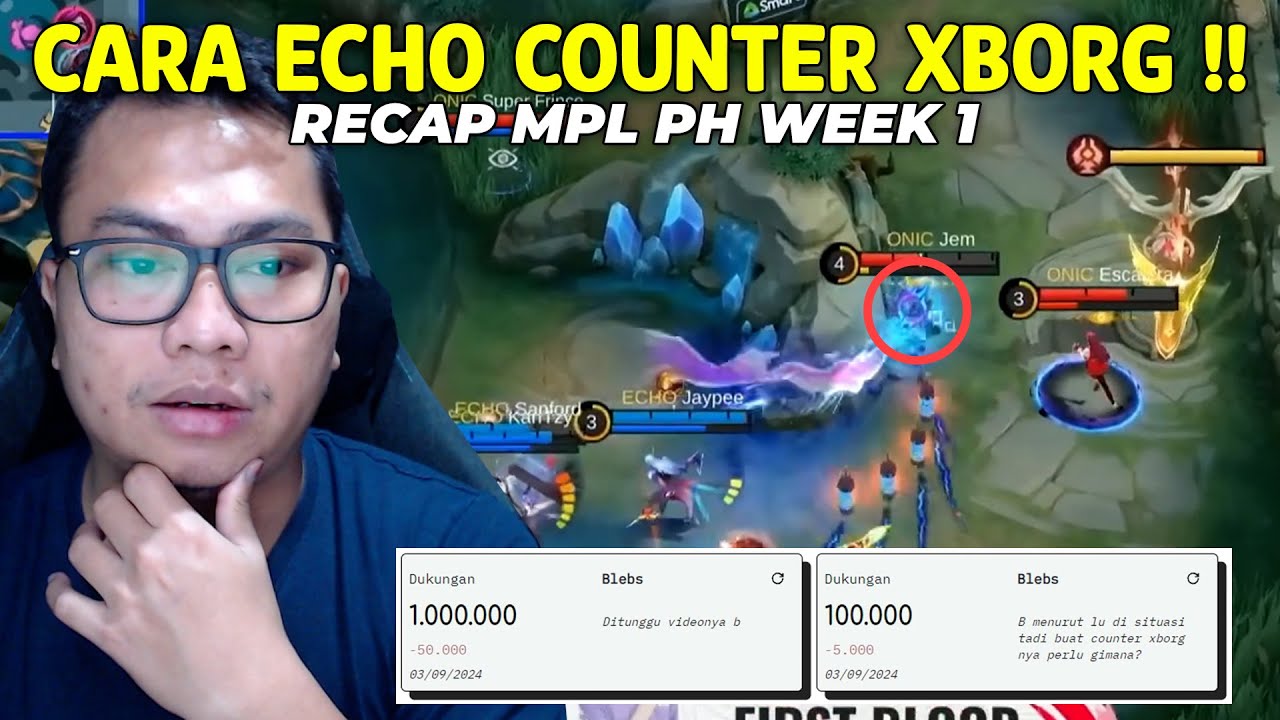 BELAJAR COUNTER XBORG DARI TEAM MPL PH !! RECAP MPL PH WEEK 1 - # ...
