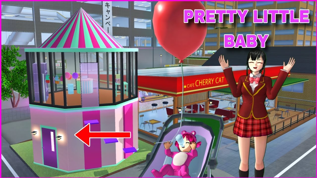 There is a Pink Silo Baby Station in Sakura School Simulator - YouTube