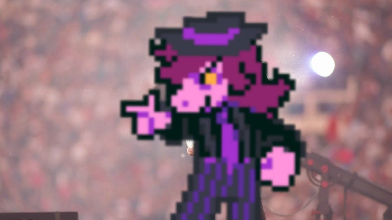 Susie Practices Her Moonwalk (Deltarune Sprite Animation) - YouTube