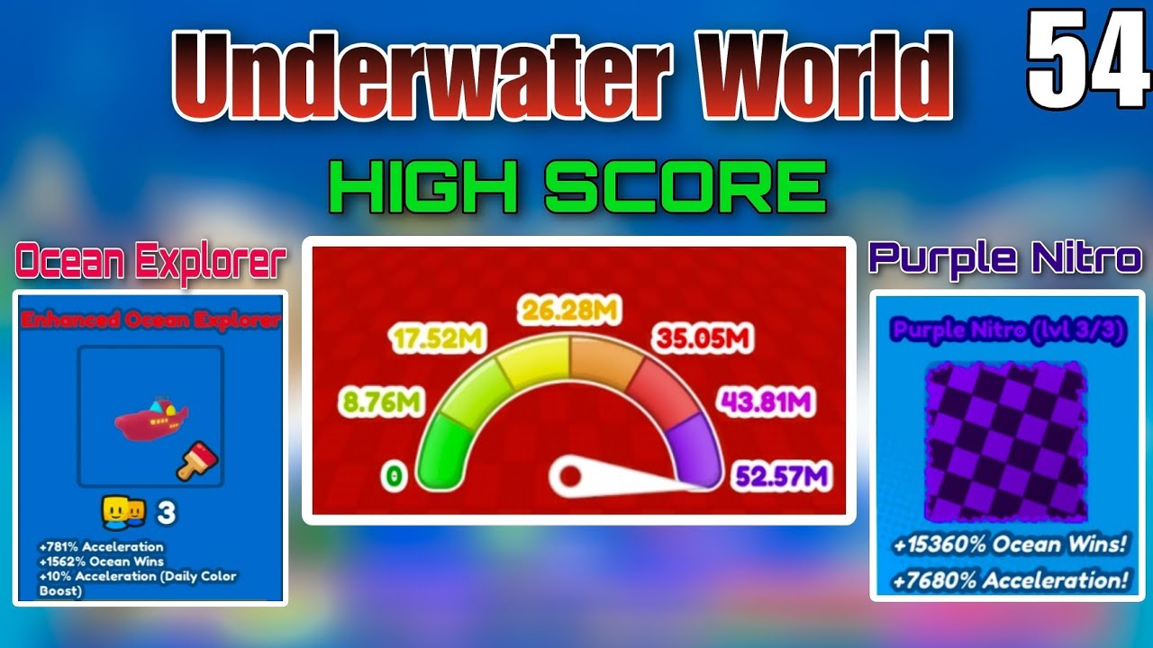 UNDERWATER WORLD OCEAN EXPLORER | HIGH SCORE - 52M | RACE CLICKER & EP ...