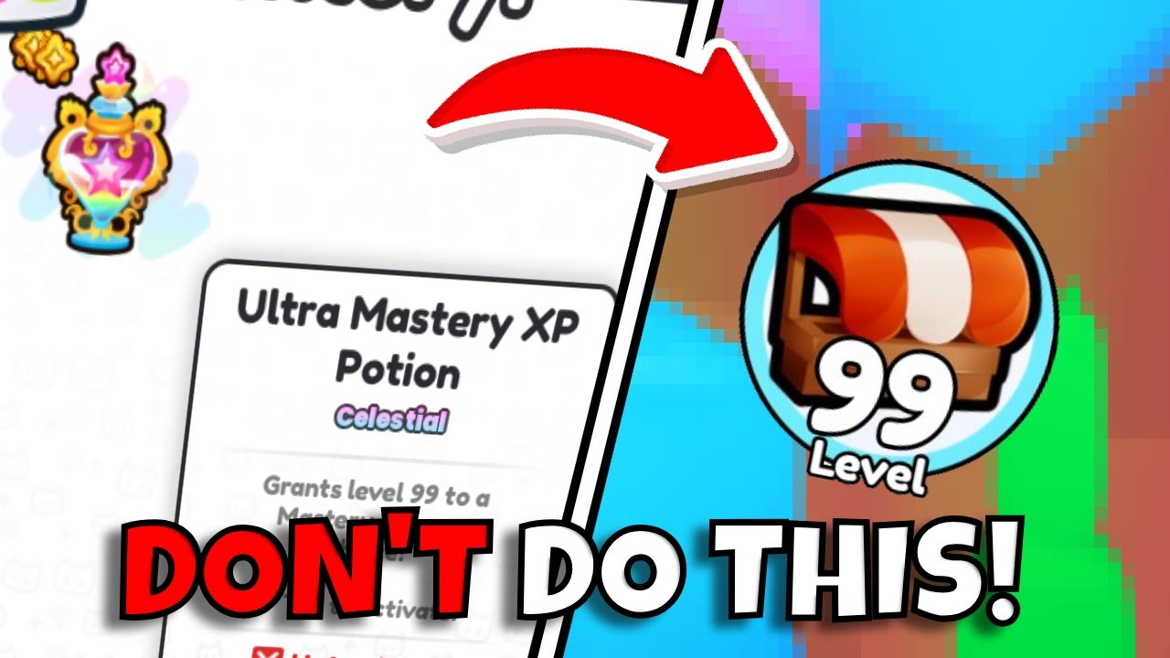 Best Mastery's To Use Ultra Mastery XP Potion In Pet Simulator 99 ...