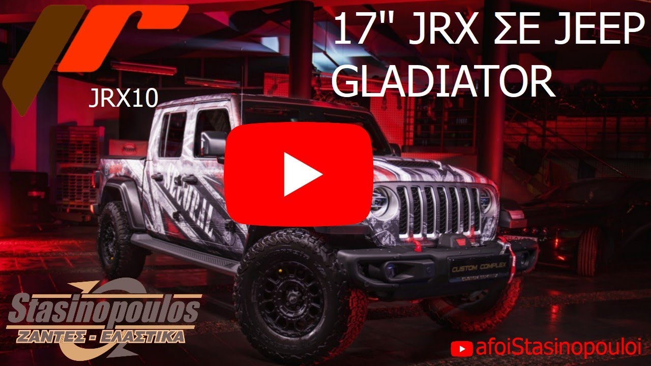 ΖΑΝΤΕΣ 17'' JAPAN RACING JRX10 ΣΕ JEEP GLADIATOR - YouTube