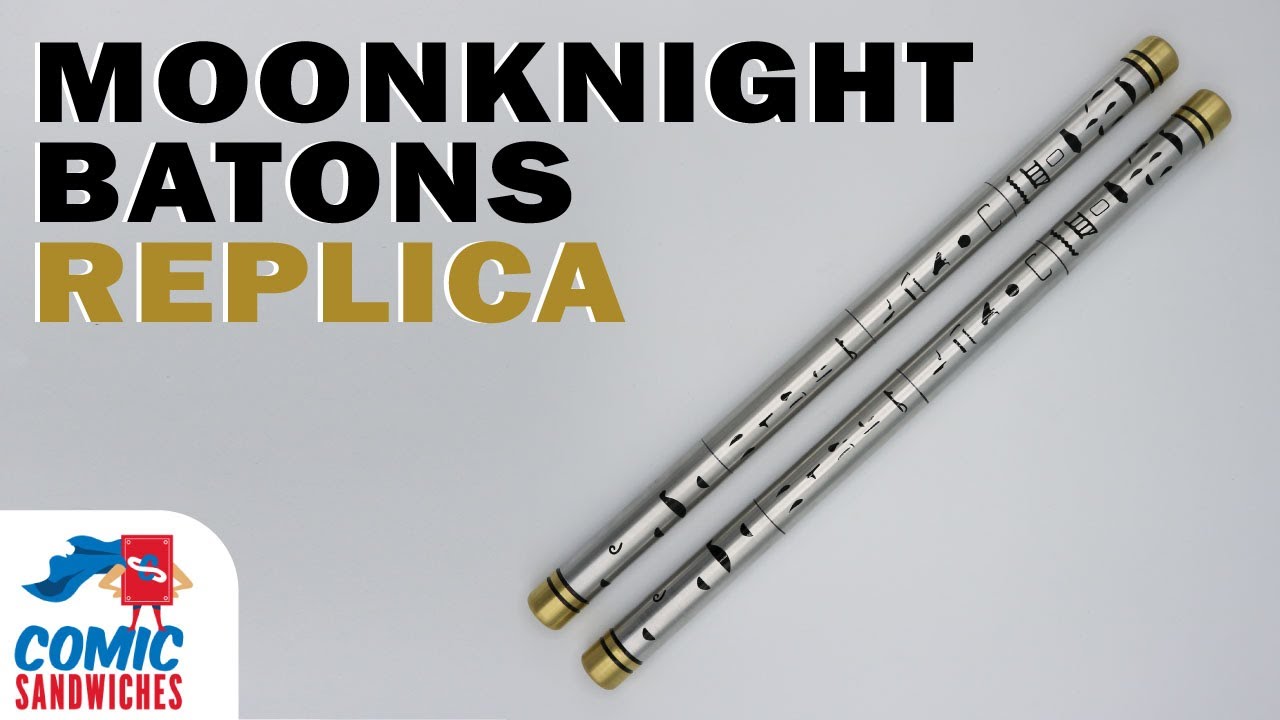 Moon Knight Batons - Mr. Knight - Prop Replica by Comic Sandwiches ...