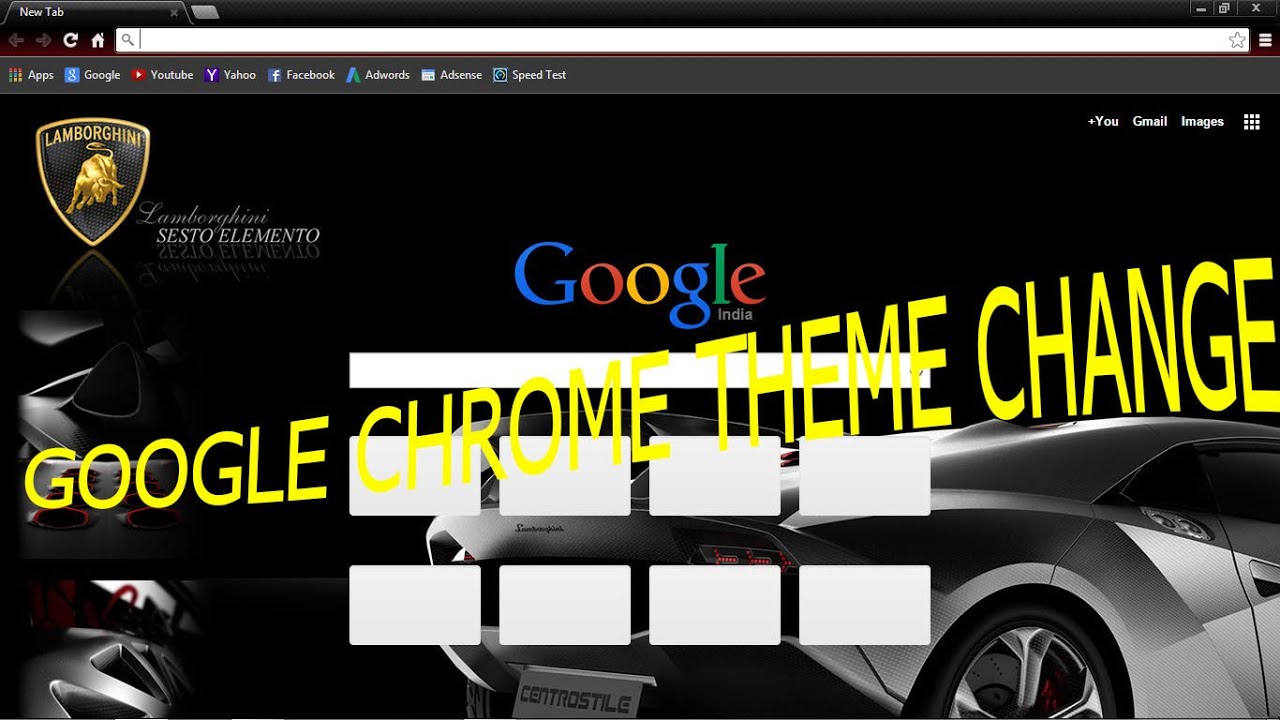 HOW TO CHANGE THEME IN GOOGLE CHROME YouTube HOW TO CHANGE THEME IN GOOGLE CHROME YouTube