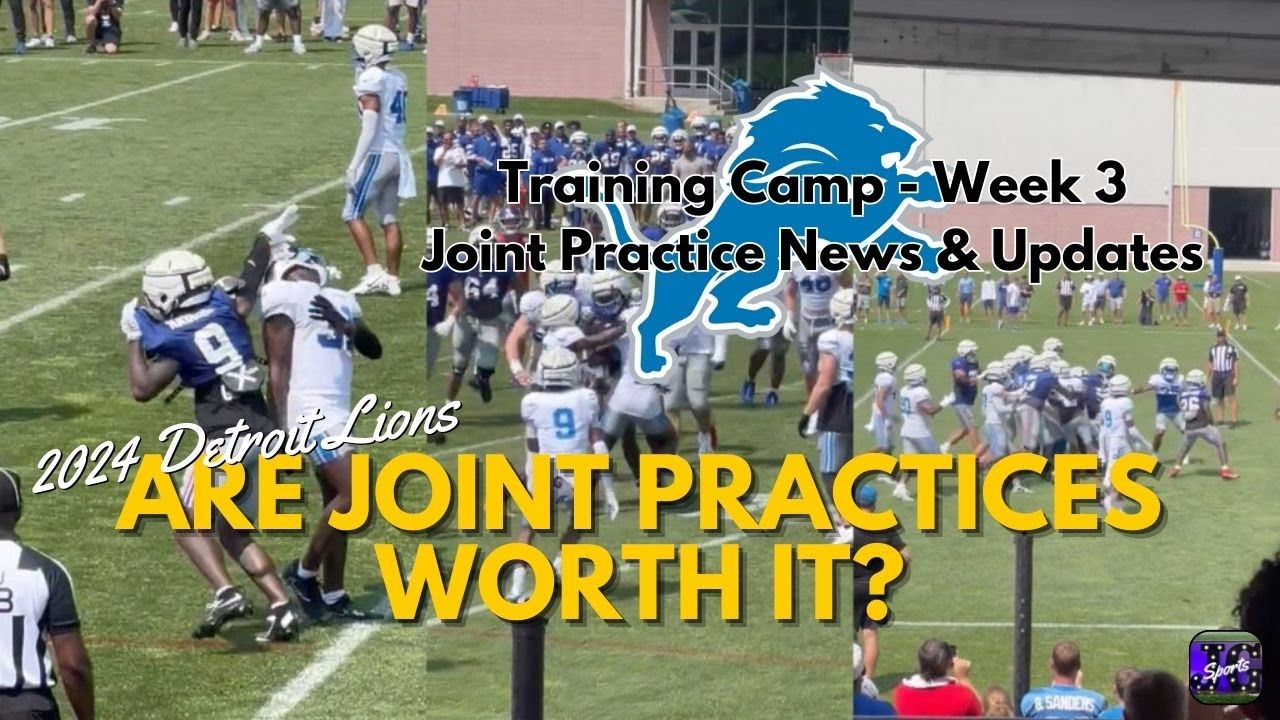 Lions & Giants Joint Practice Review | 2024 Detroit Lions Training Camp ...