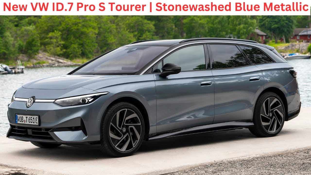 New VW ID.7 Pro S Tourer 2025 - Stonewashed Blue Metallic - YouTube