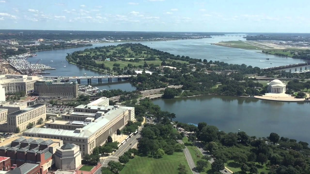 WDC: TOP VIEWS FROM THE WASHINGTON MONUMENT - YouTube