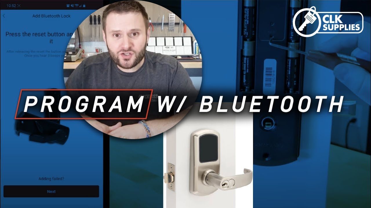 Locksmithing 101 | Townsteel 5000 Series Bluetooth Lock with Audit Trail - YouTube