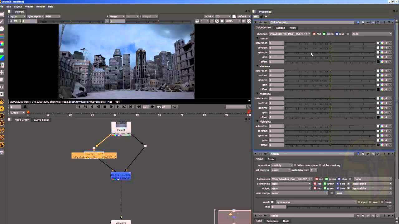 Videotutorial Nuke English Exr Workflow Part 13 Youtube 1499