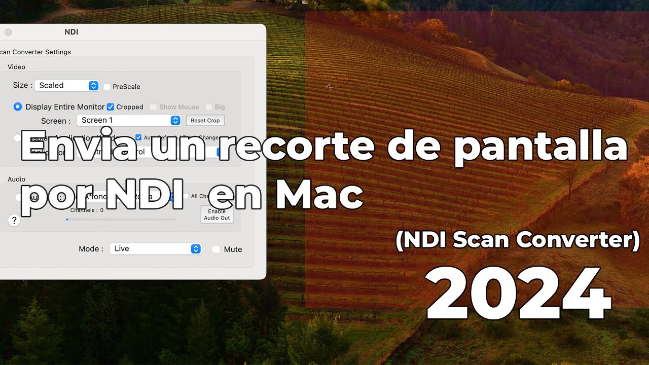 Como hacer un recorte de pantalla NDI en Mac - YouTube