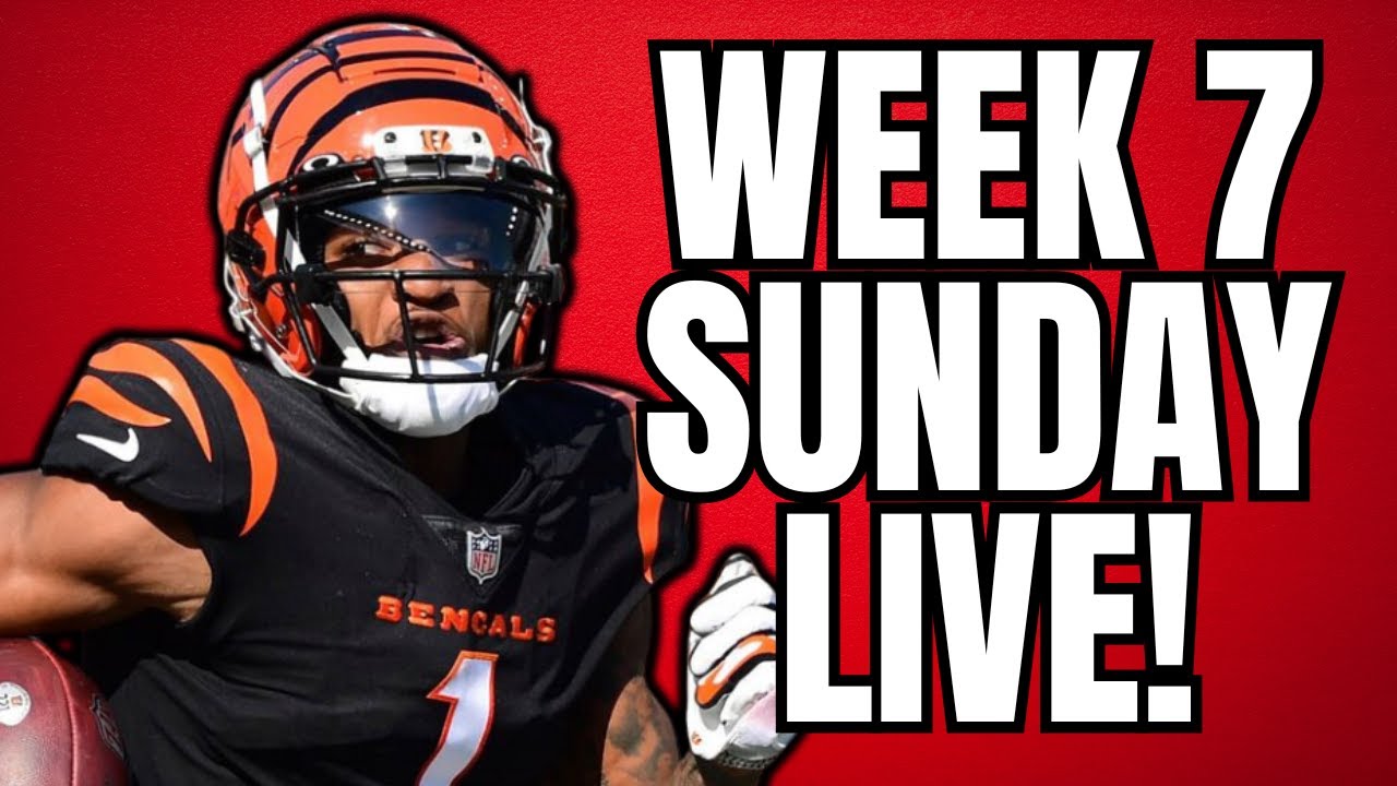 Week 7 Sunday Fantasy Football Start/Sit Livestream - YouTube