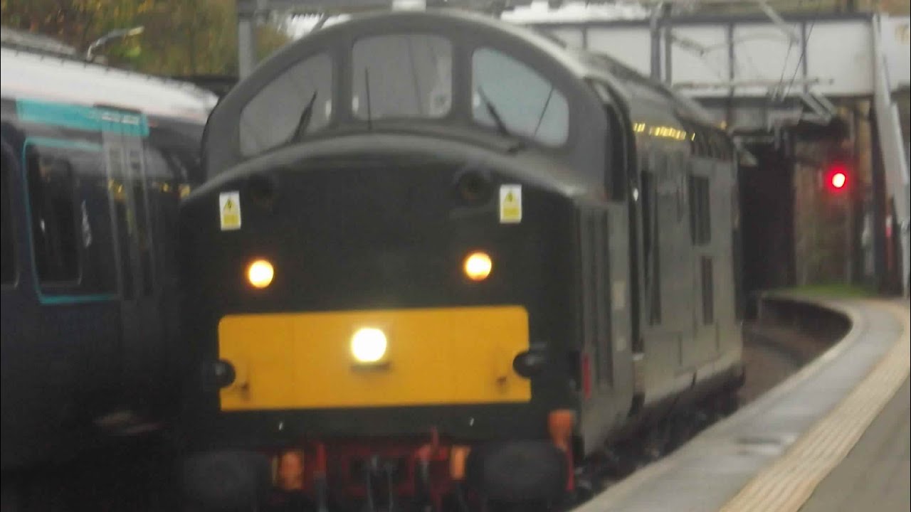 D6817 (37521) running light loco through springburn back in nov - YouTube