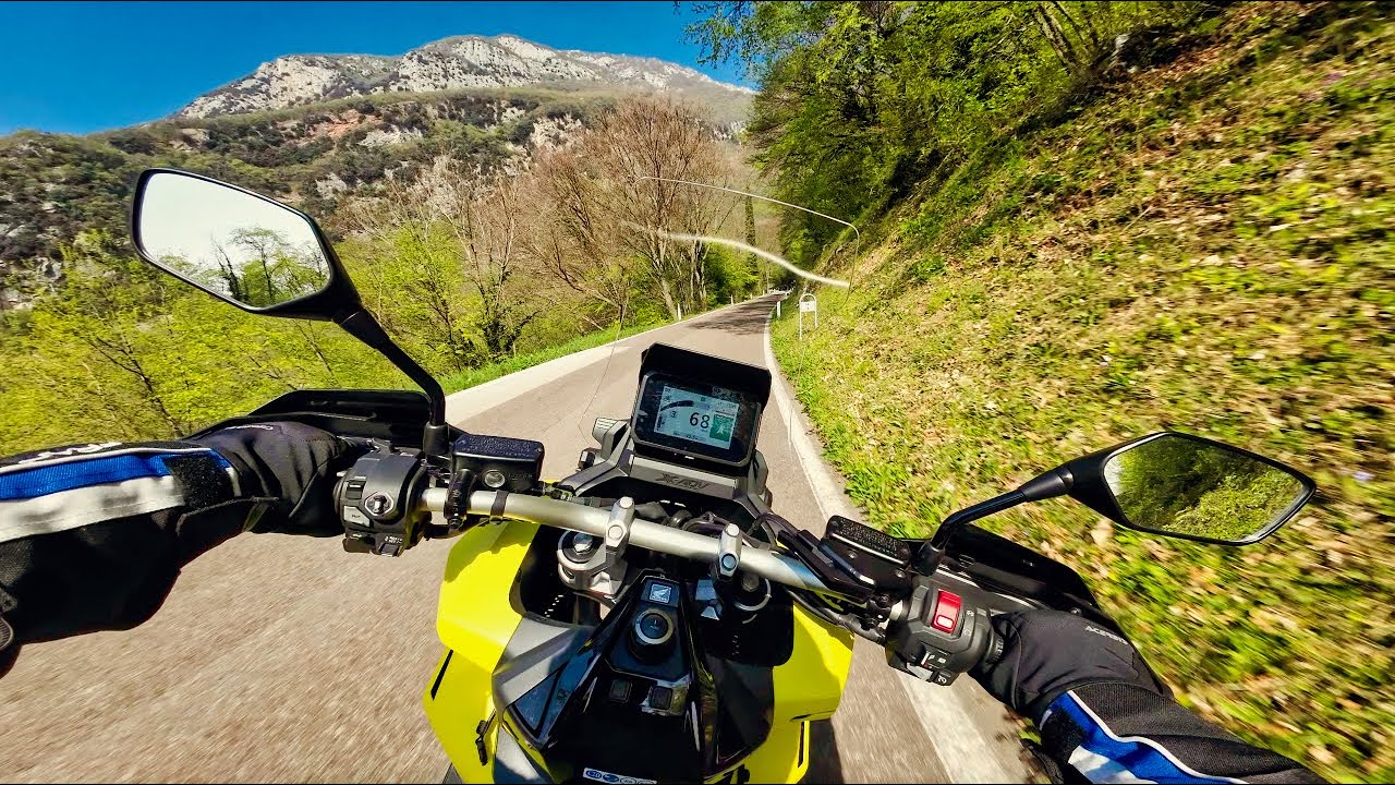 Lots of curves for the new Honda X-ADV 750 - YouTube