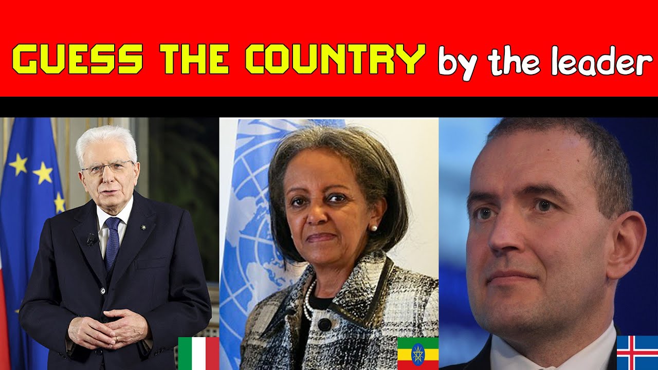 Guess the country by the leader | Country quiz - YouTube