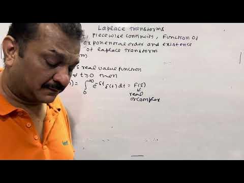 Piecewise Continuity, Function of Exponential Order, Definition and Existence of Laplace ...