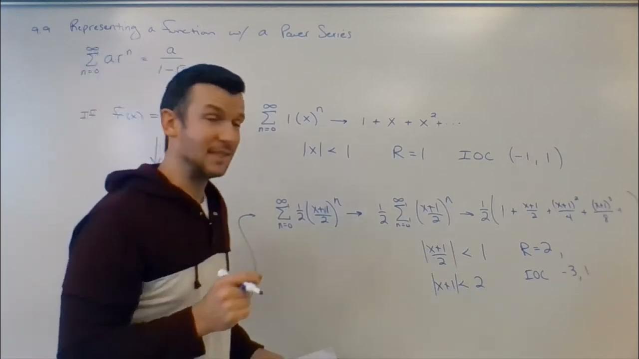 Representing Functions with Power Series - YouTube
