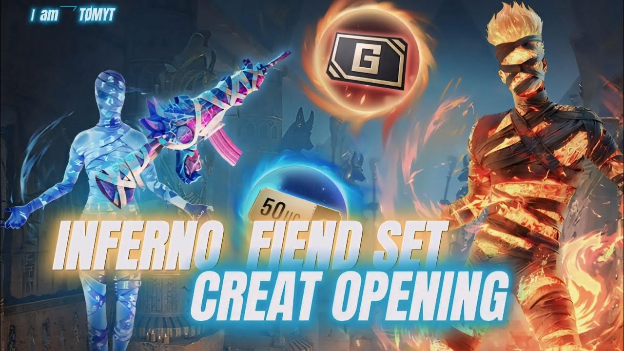INFERNO FIEND SET CREAT OPENING IN BGMI 💥 - YouTube