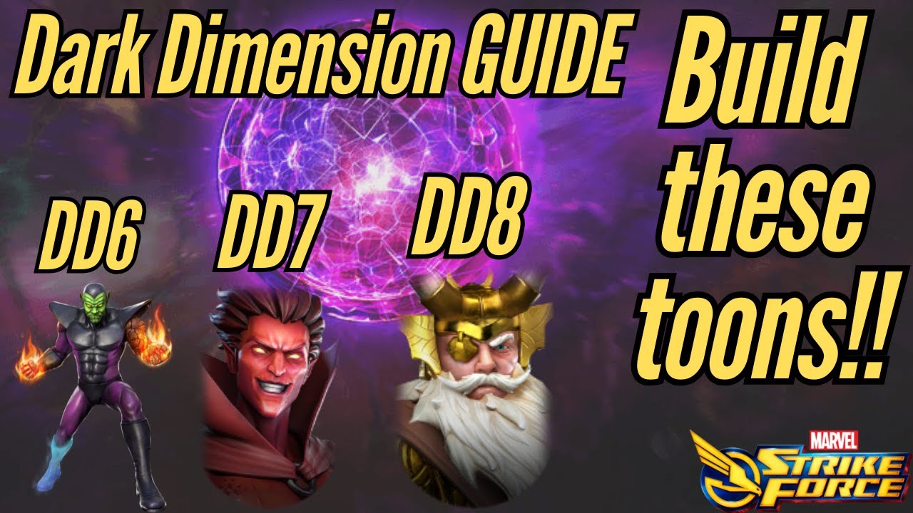 DD6 - DD7 - DD8 Guides!! BUILD THESE TEAMS/TOONS - Marvel Strike Force ...