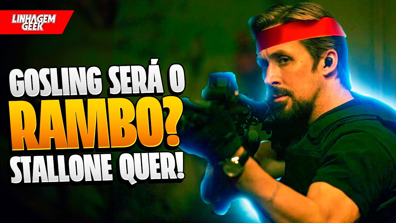 STALLONE QUER! RYAN GOSLING SERÁ O NOVO RAMBO? - YouTube