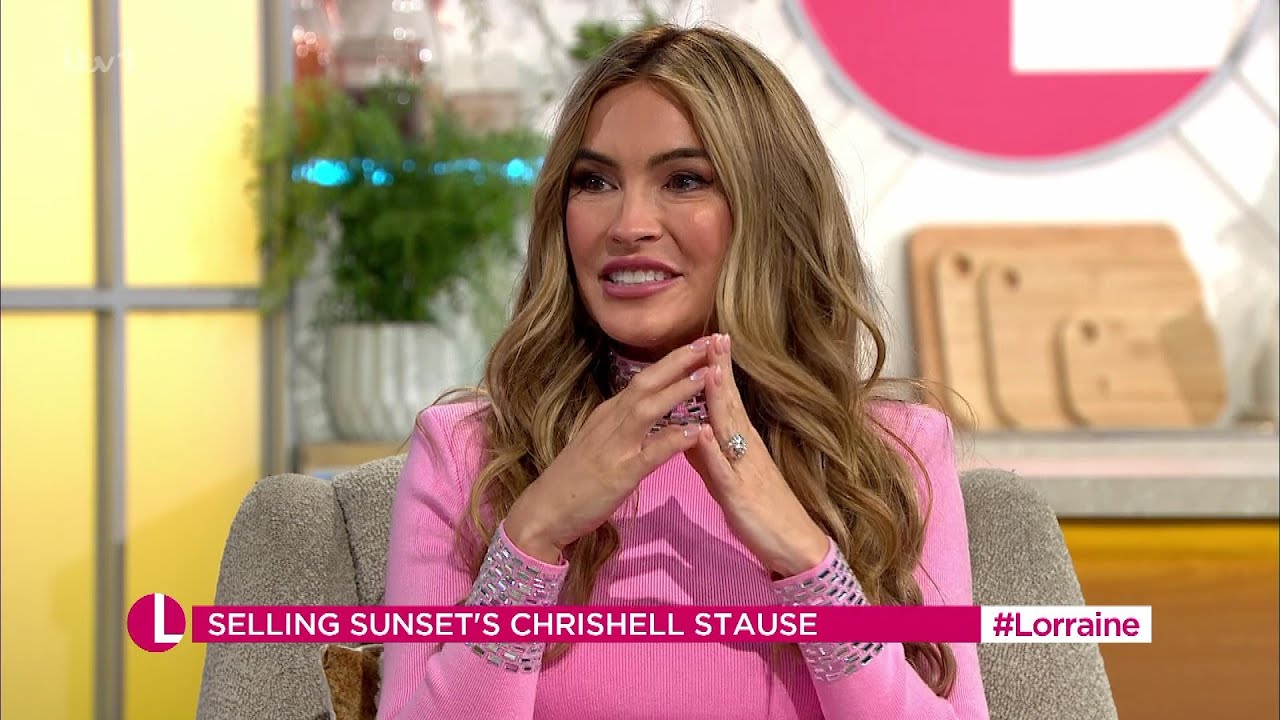 Chrishell Stause (Selling Sunset Reality Series Star) On Lorraine [29.04.2024] - YouTube