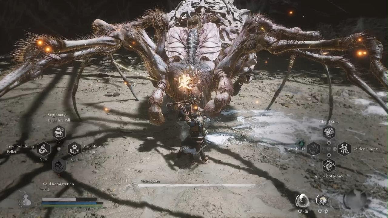 Wukong HOW TO DEFEAT VIOLET SPIDER - YouTube