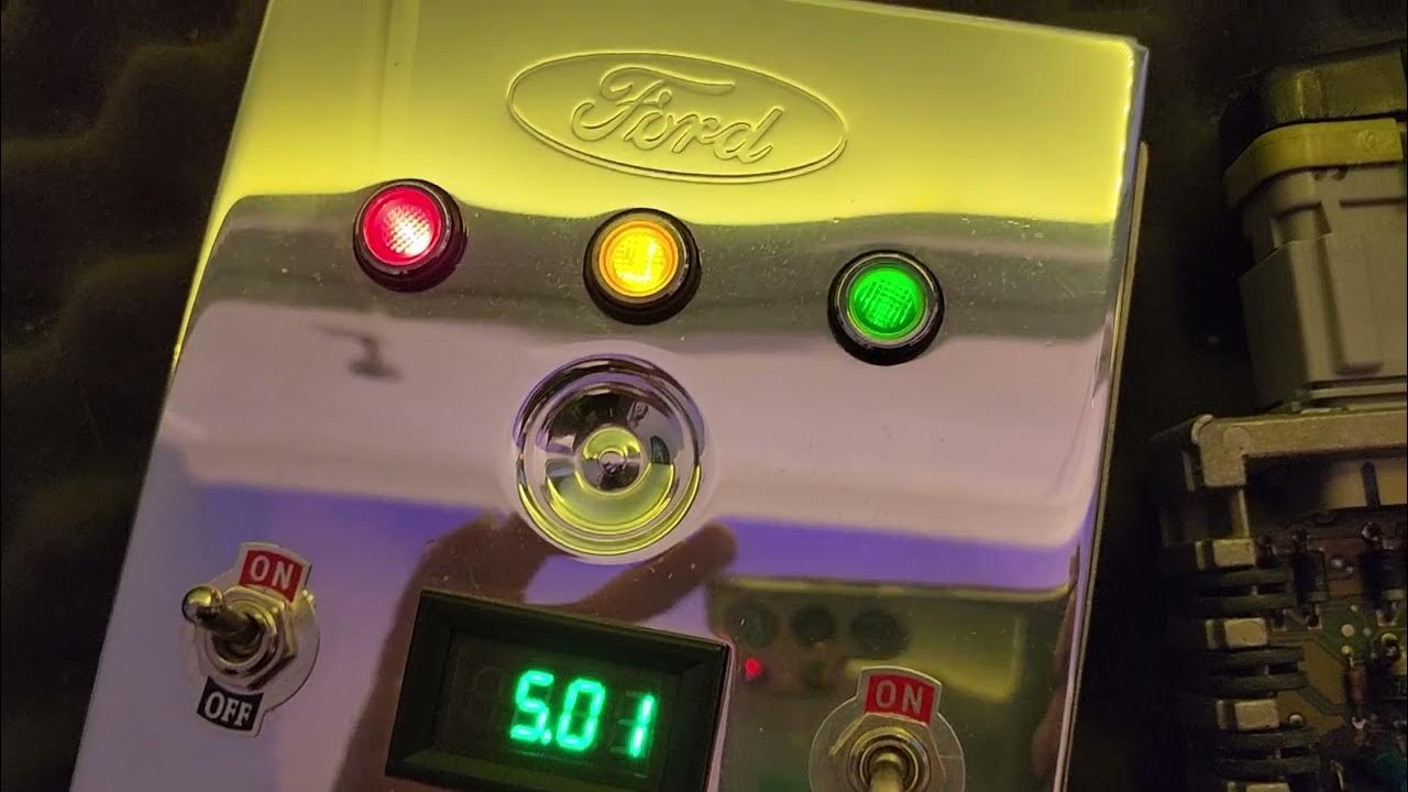 Bench Testing a 94 Ford F150 PCM that has bad capacitors - YouTube