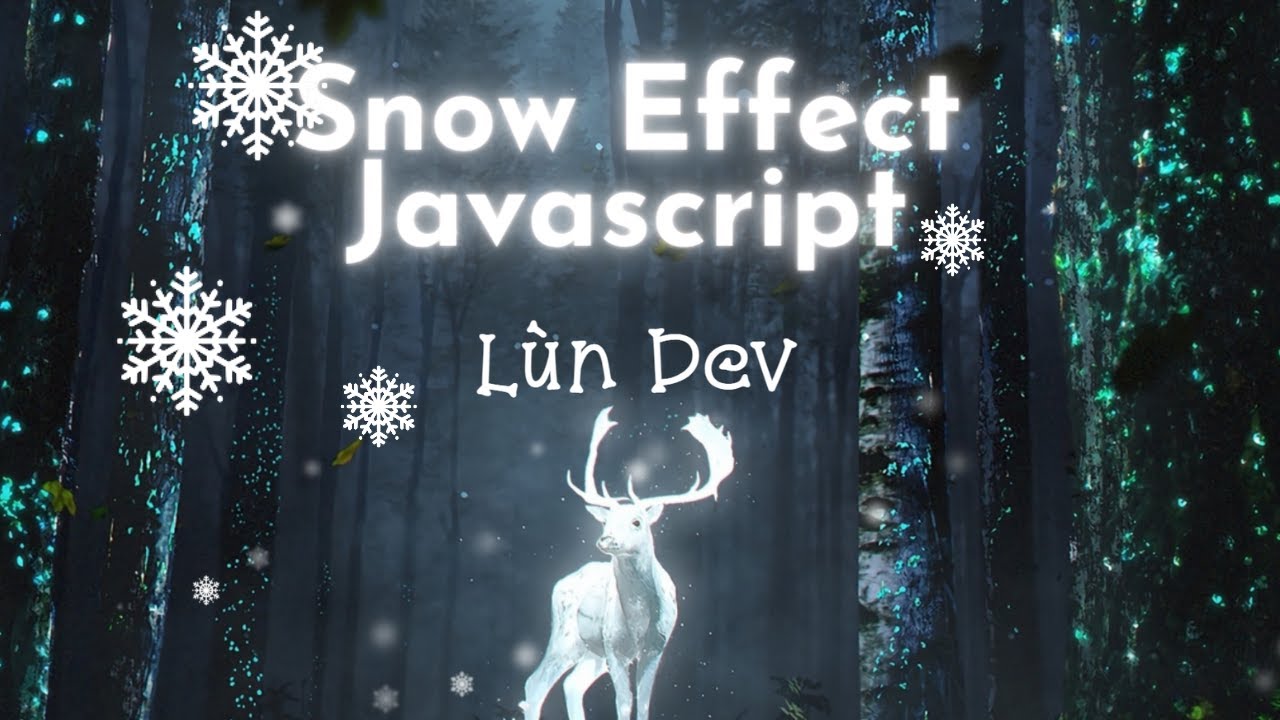 Snow Effects Using Html Css And Javascript Youtube 8931