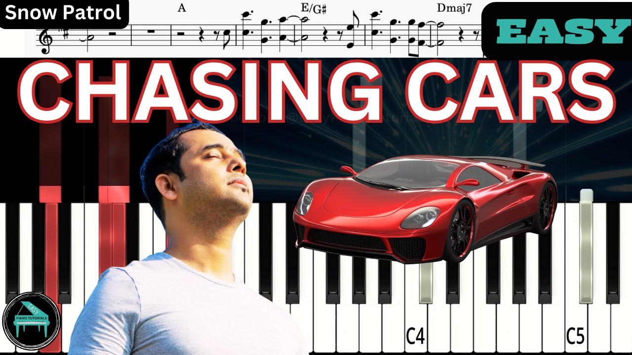 How to Play Chasing Cars on Piano Easy - YouTube