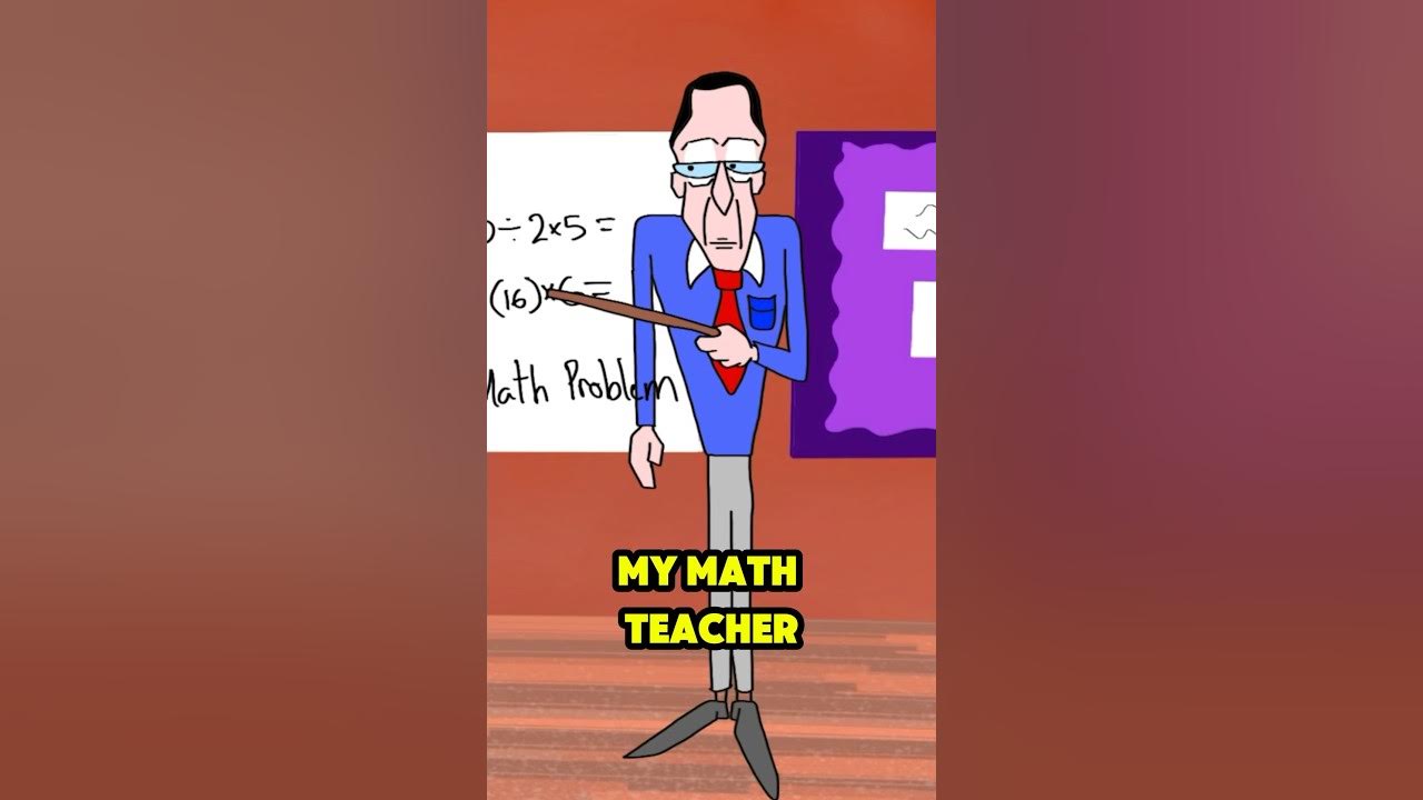 My Weird Math Teacher #shorts #animation #funny - YouTube