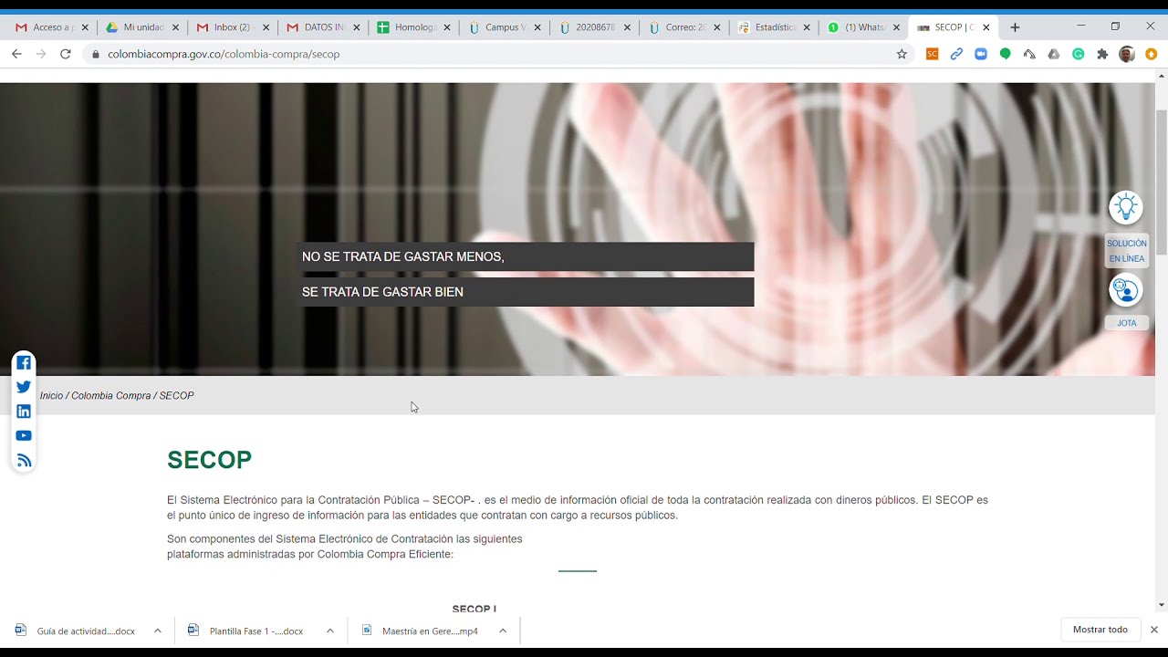 SECOP I Colombia Compra Eficiente Agencia Nacional de Contratación ...