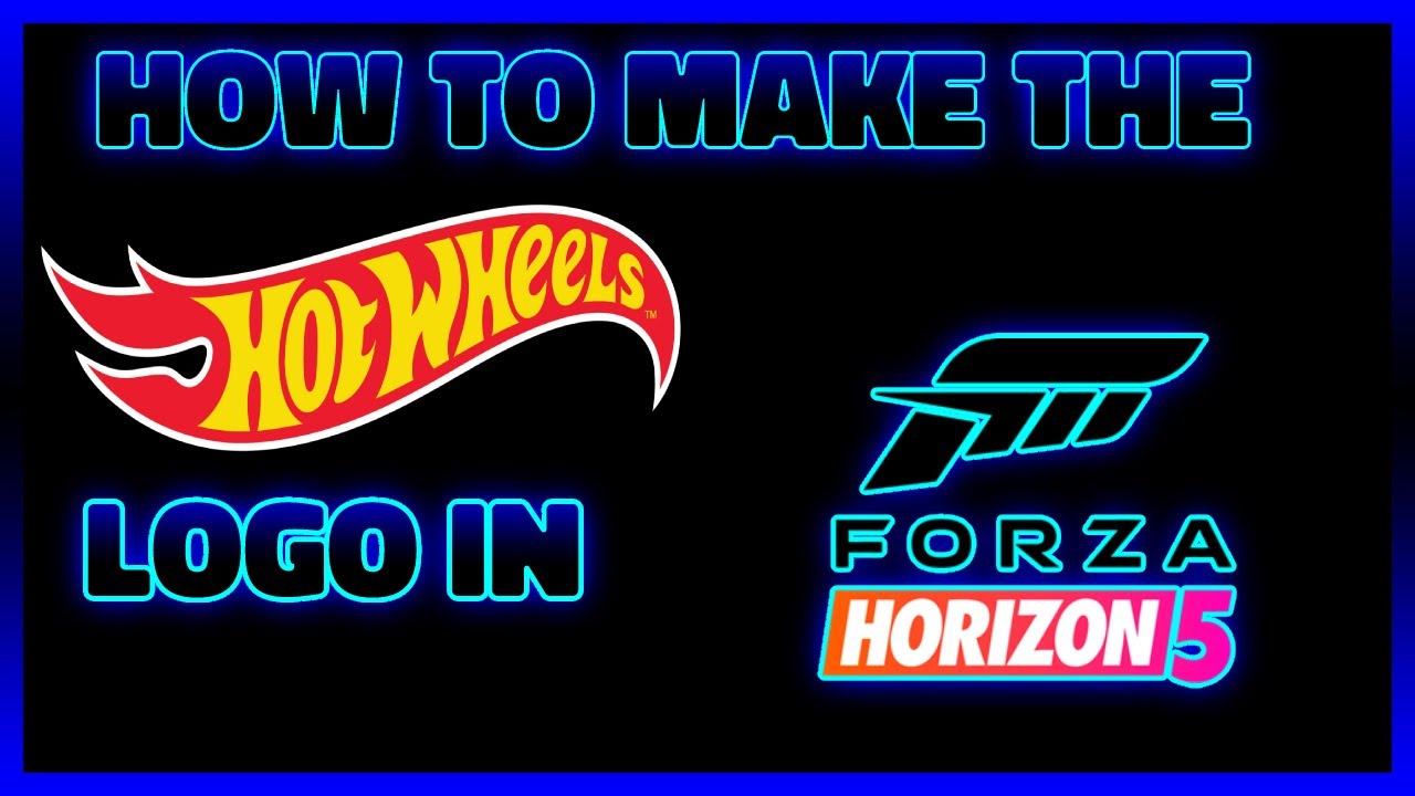 How To Make The HotWheels Logo In Forza Horizon 5 - YouTube