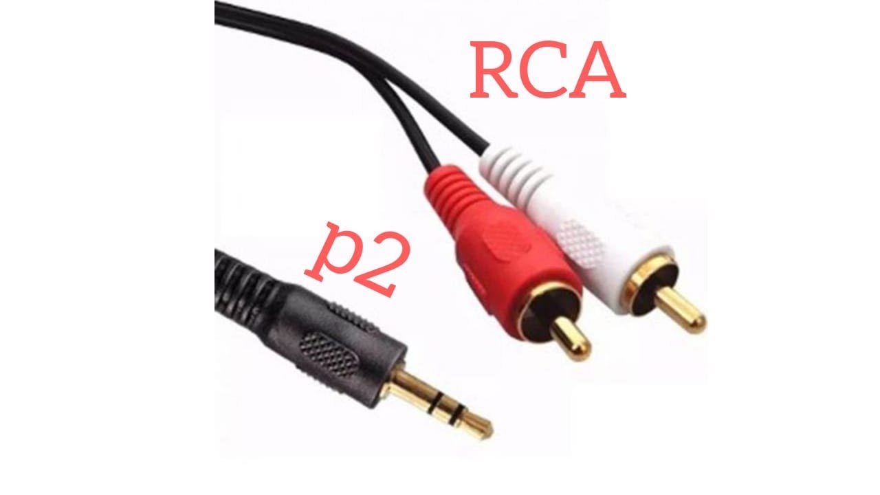 como fazer cabo P2 + RCA - YouTube