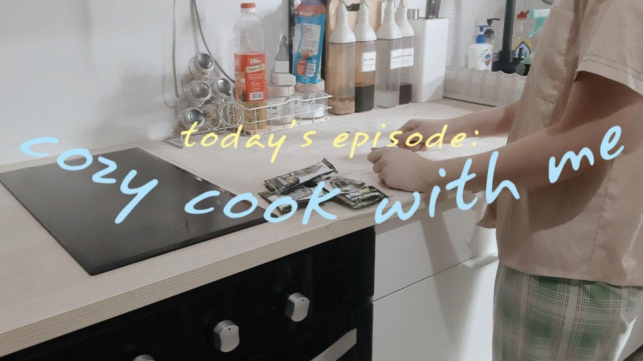 Cozy Cook With Me | Butter Garlic Tuna, Coffee Jelly ( ‿ ) - YouTube