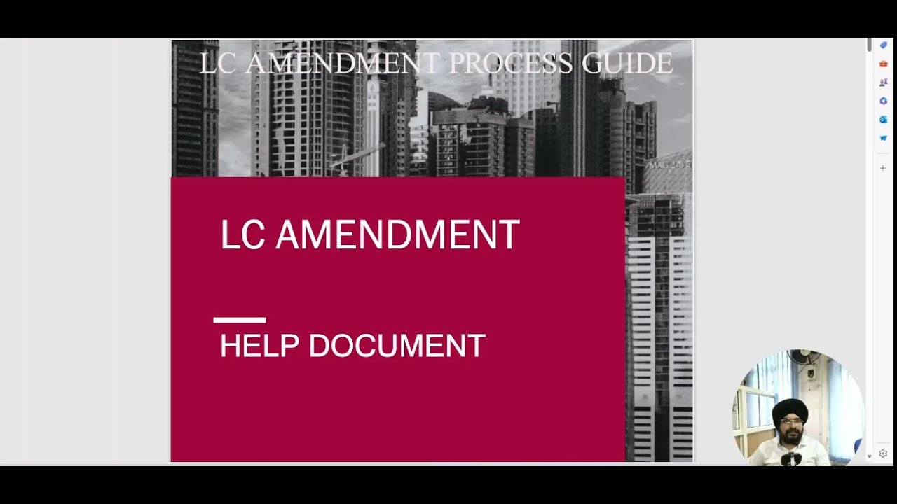 LC Amendment Process HelpGuide - YouTube