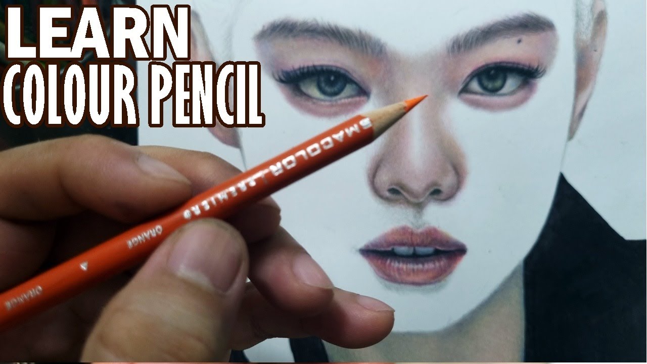 Layering & Blending Colored Pencil! Free Live Realistic Drawing ...