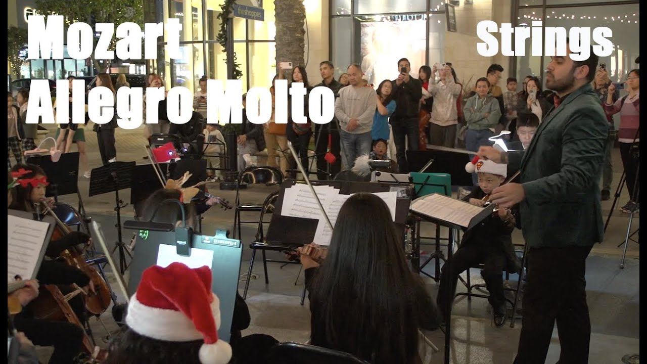 Mozart, Allegro Molto. Holiday Music at the Shoppes at Chino Hills ...