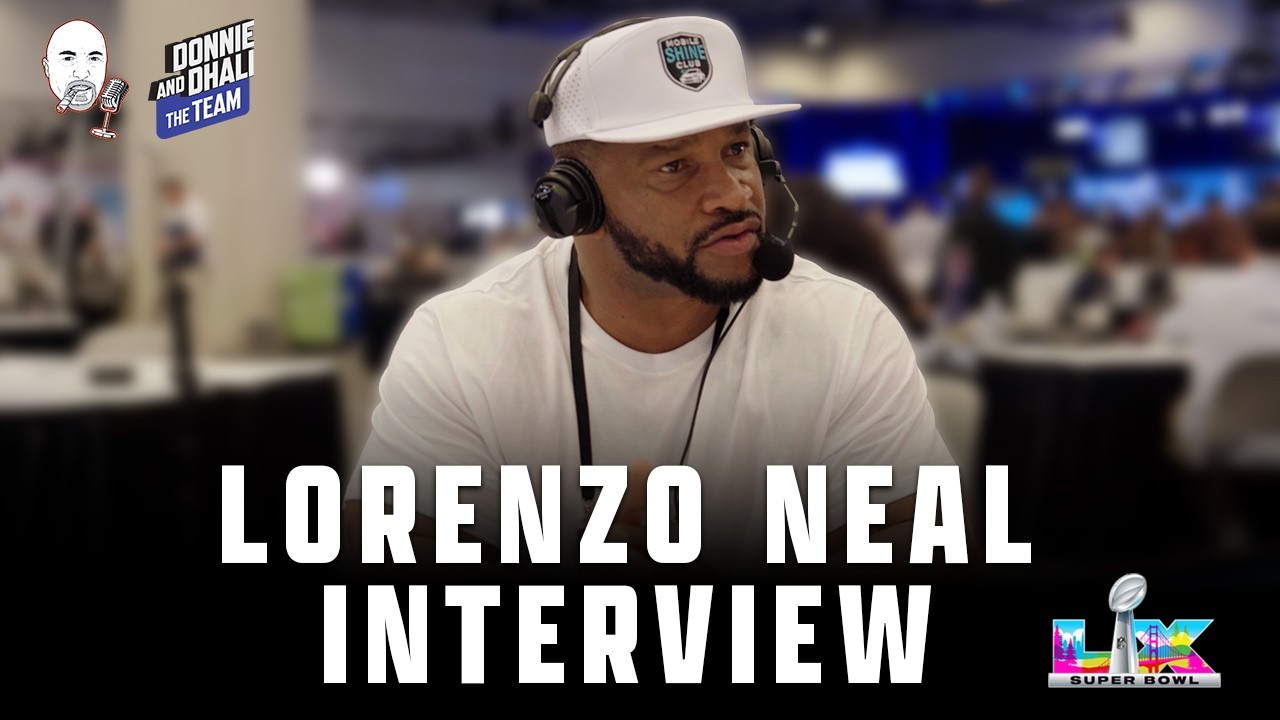 Lorenzo Neal Super Bowl 60 Interview with The Moj - YouTube