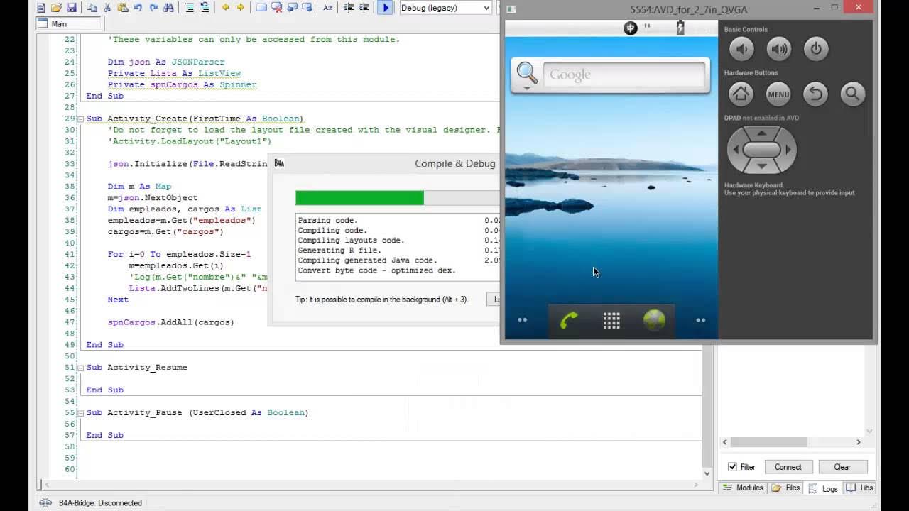 08. Tutorial Basic4Android - Trabajando con JSON - YouTube
