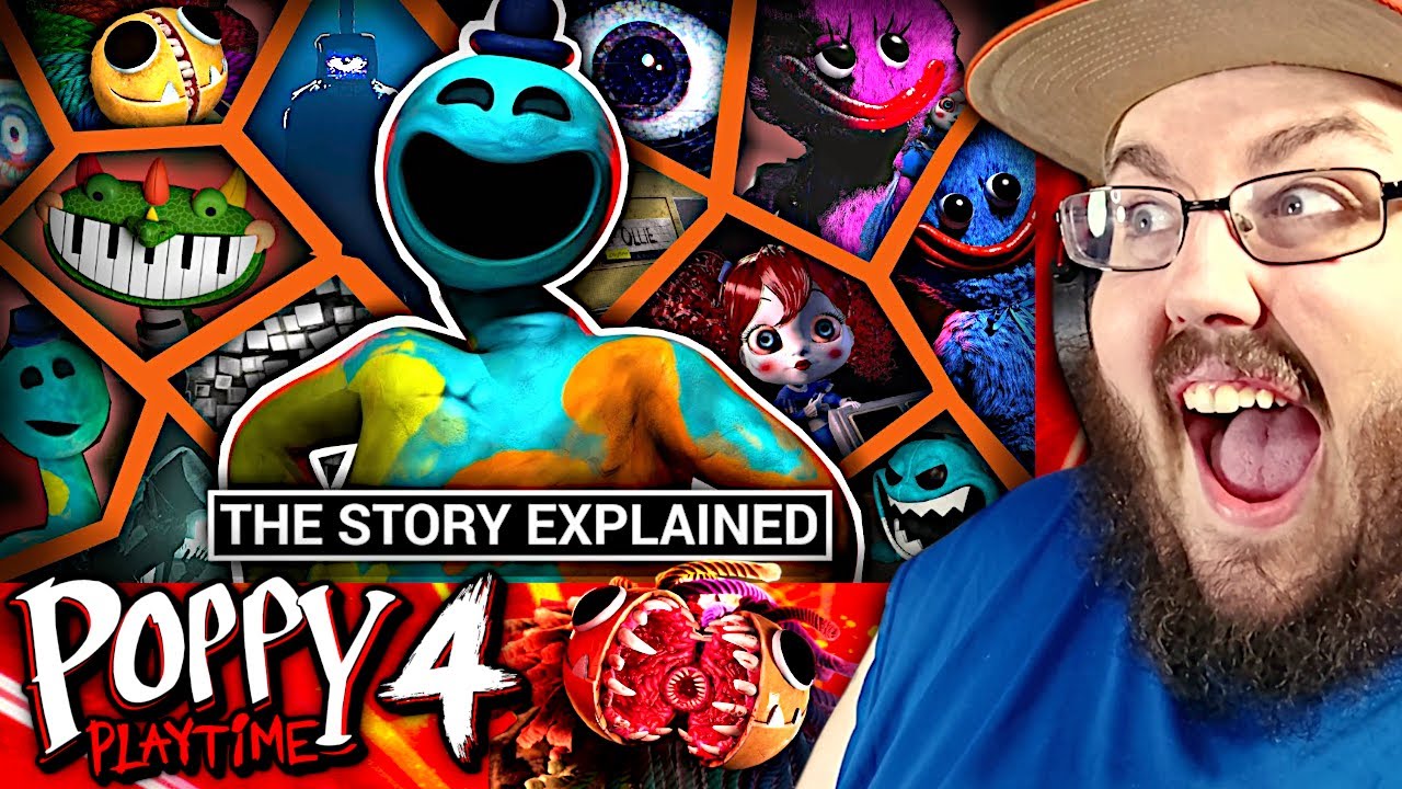 Poppy Playtime: Chapter 4 - The Story Explained REACTION!!! - YouTube