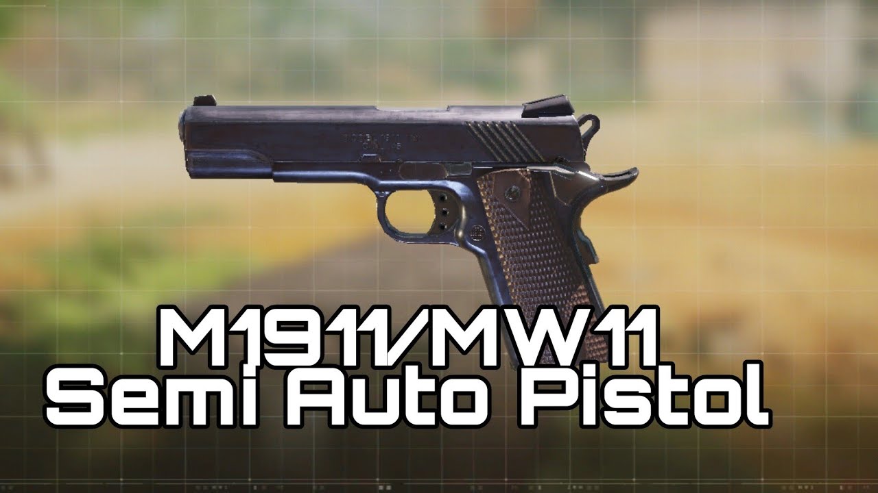M1911/MW11 Semi Auto Pistol - YouTube