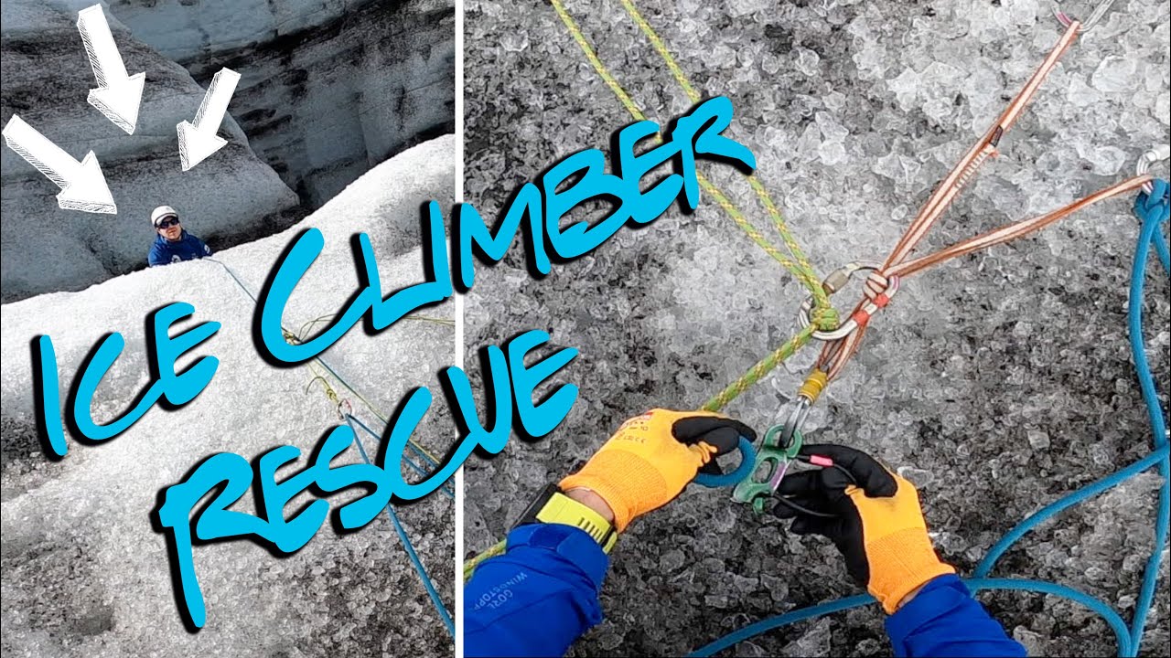 Ice Climbing Assist and Rescue with 5:1 MA System - YouTube