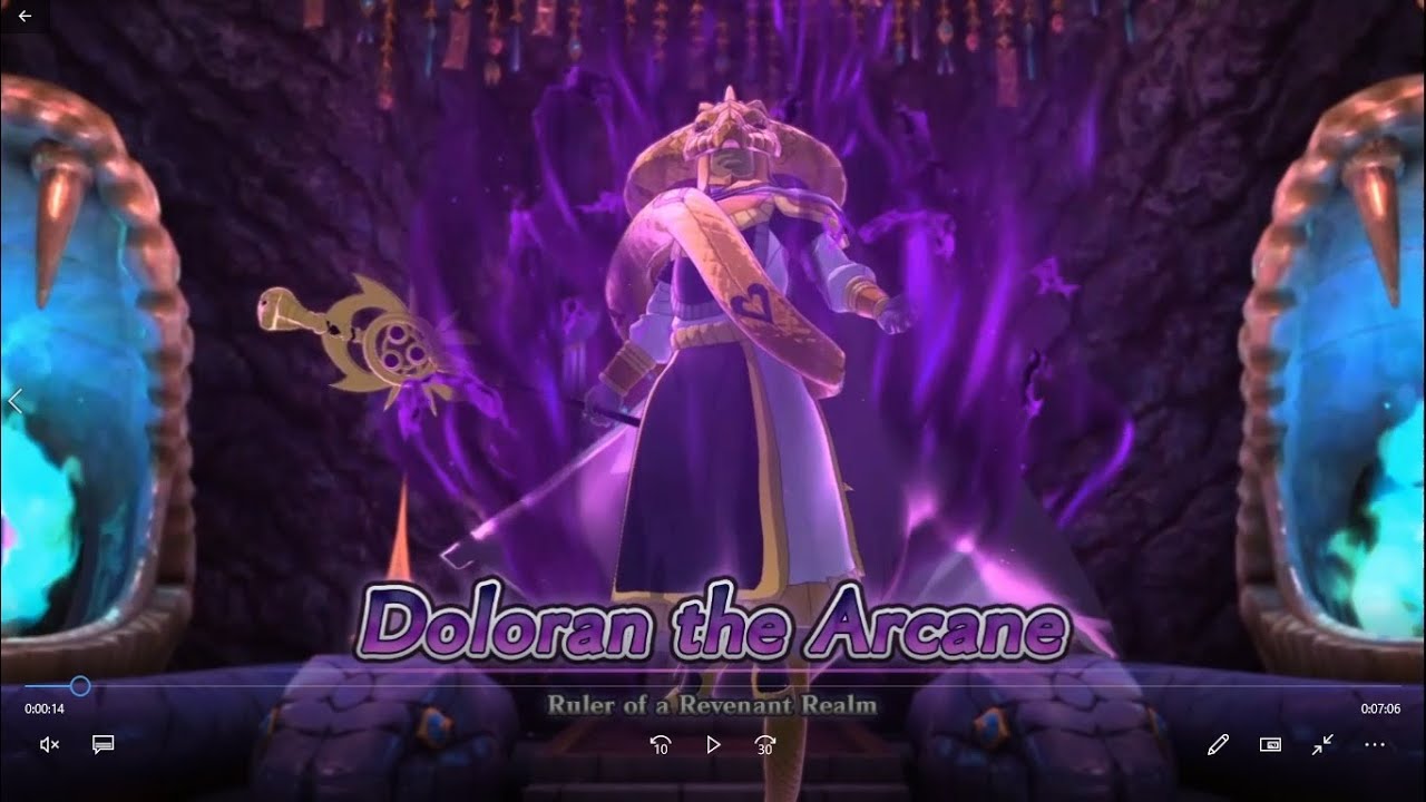 Ni no Kuni 2 - Doloran the Arcane Boss Fight (Hard) - YouTube