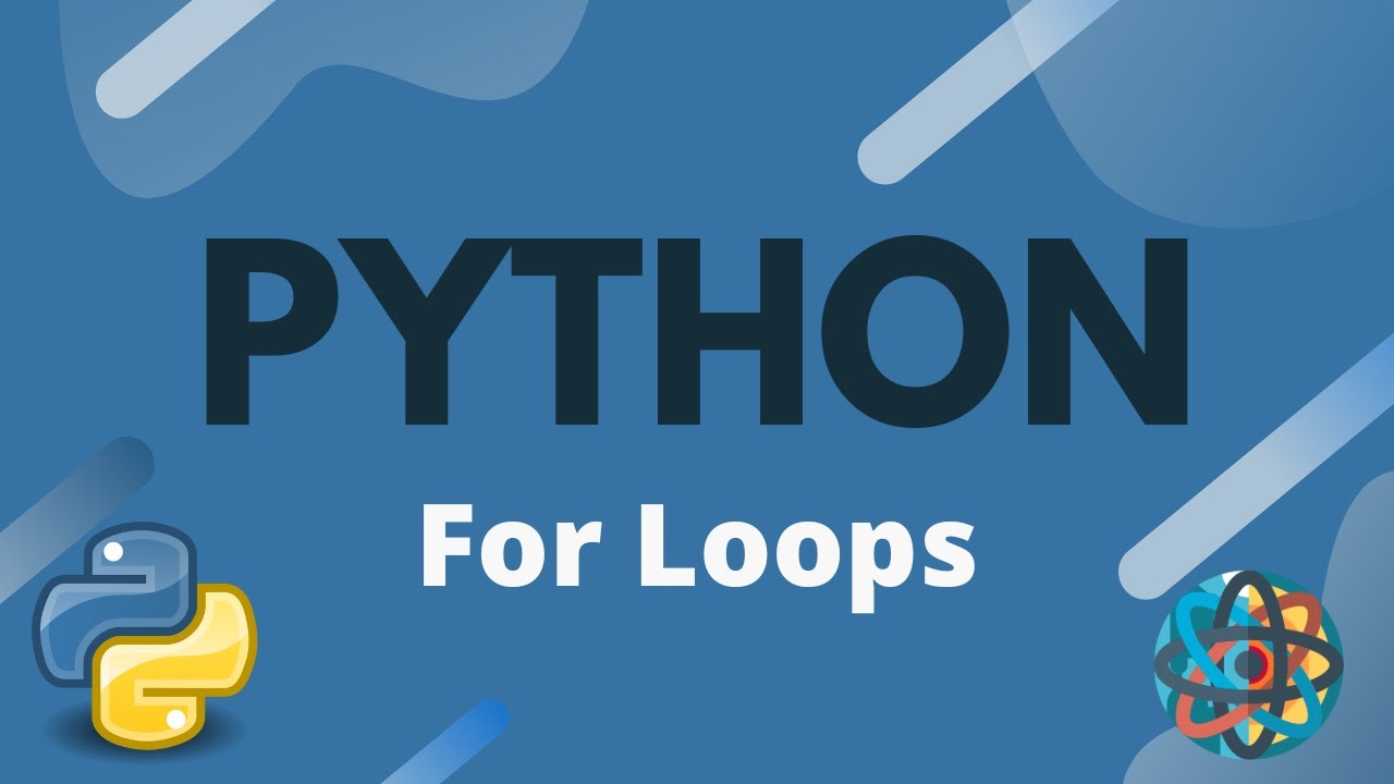 Python Tutorial Ep. 13 - For Loops - YouTube