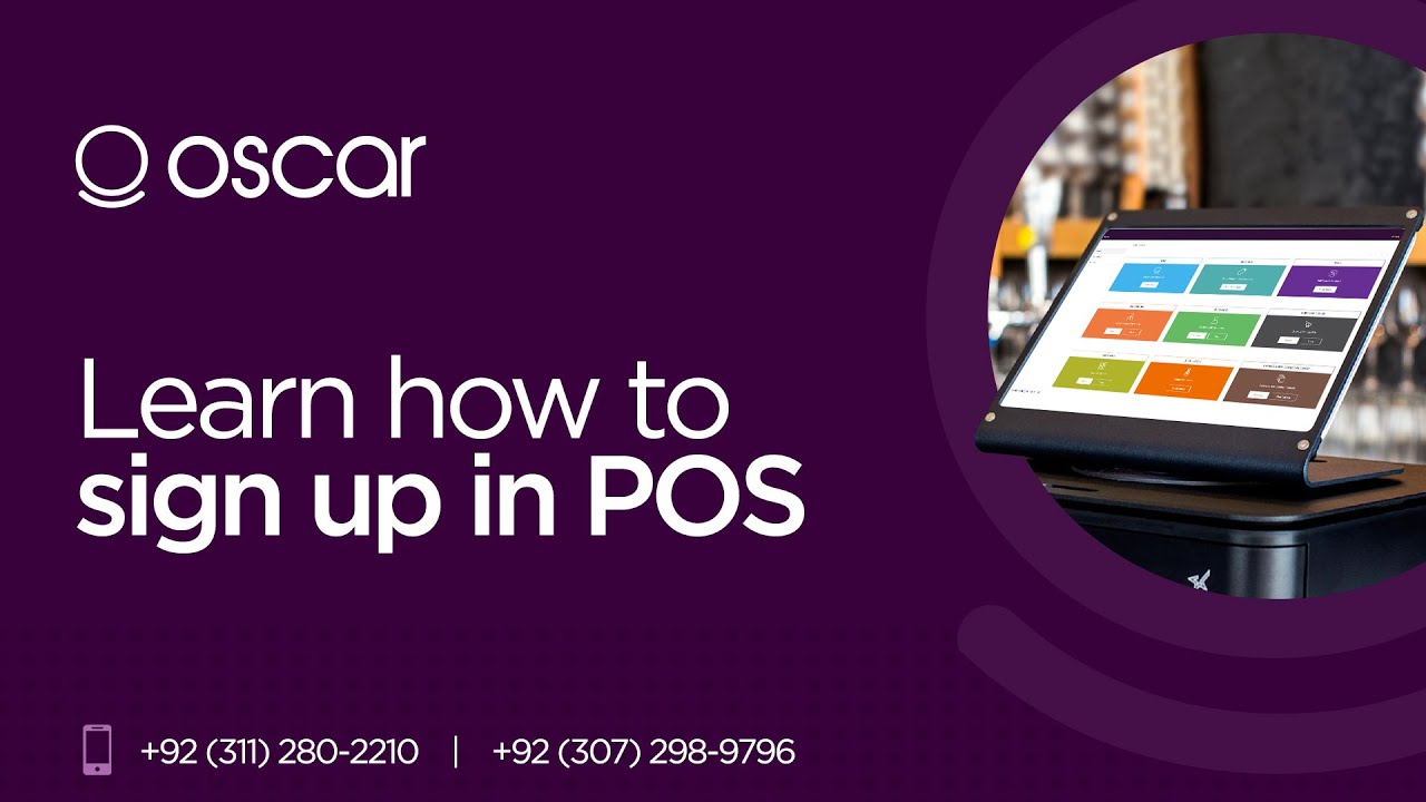 How to do sign up in POS - YouTube